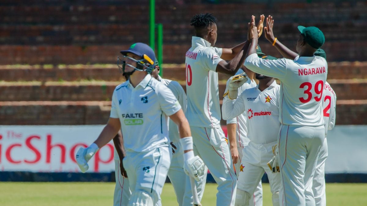 Zimbabwe Vs Ireland Highlights Only Test, Day 1: Follow Scorecard And ...