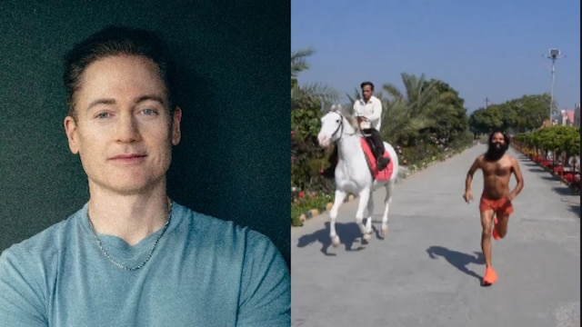 Baba Ramdev Blocks Bryan Johnson Over Pollution Comment On His Viral Horse Race Video - News18