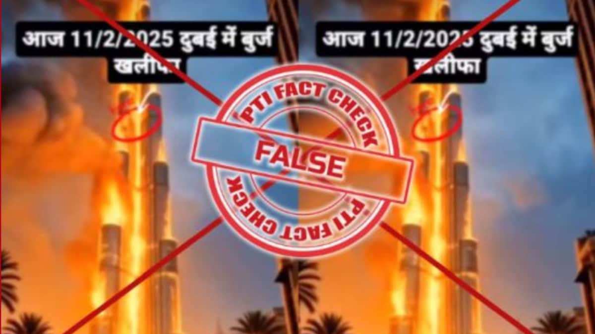 Fact Check: AI-Generated Video Of Fire At Dubai’s Burj Khalifa Falsely Shared As Real On Social ...
