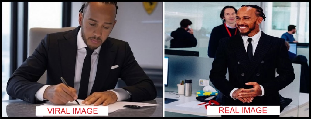 Fact Check: AI-Generated Photo Of F1 Champion Lewis Hamilton Goes Viral ...