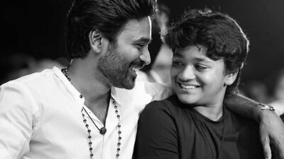 Dhanush Shares Rare Picture With Son Linga, Fans Can’t Stop Gushing ...