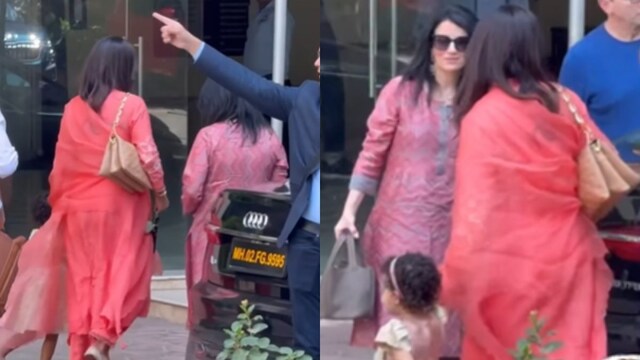 Priyanka Chopra Holds Daughter Malti Marie's Hand As They Prep For Siddharth Chopra's Wedding ...