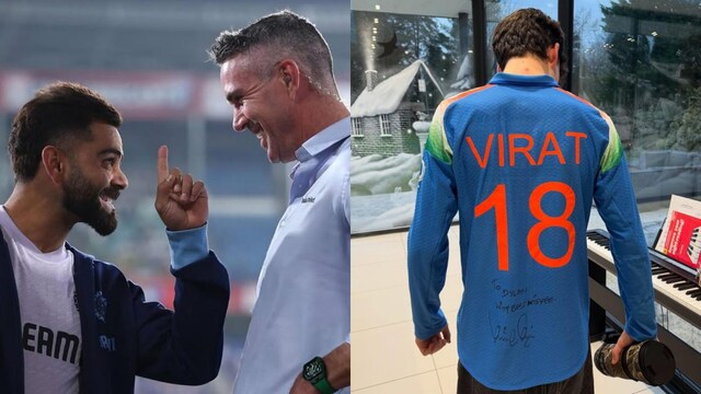 'A Gift From Virat Kohli': India Batting Star Sends Signed Jersey To ...
