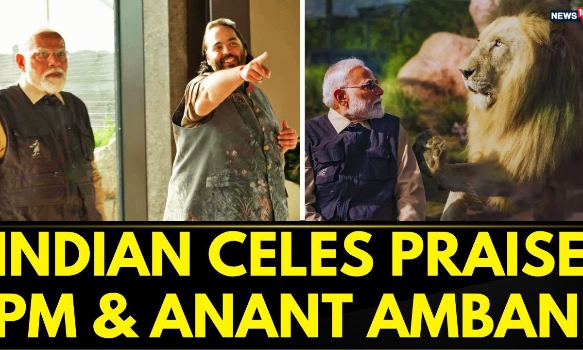 PM Modi & Anant Ambani Win Hearts for Wildlife Conservation | Vantara ...