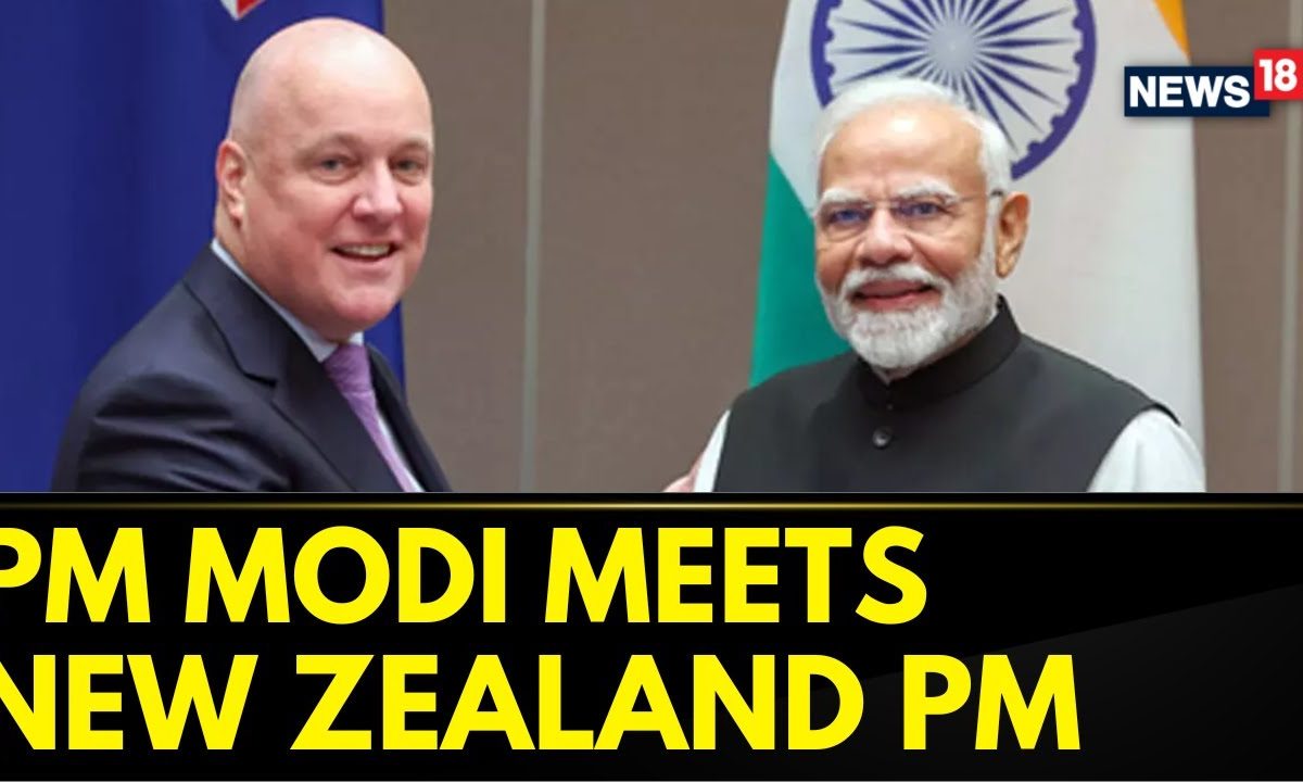PM Modi Luxon Meet | PM Modi Holds Bilateral Meeting With PM ...
