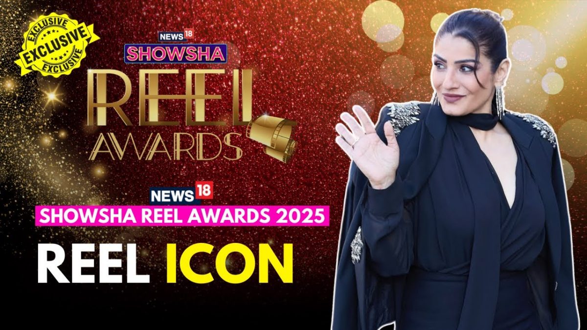 Raveena Tandon Receives Reel Icon Honour At Showsha Reel Awards 2025 ...