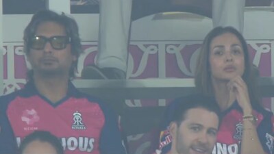 Malaika Arora Watches IPL 2025 With Former Cricketer Kumar Sangakkara ...