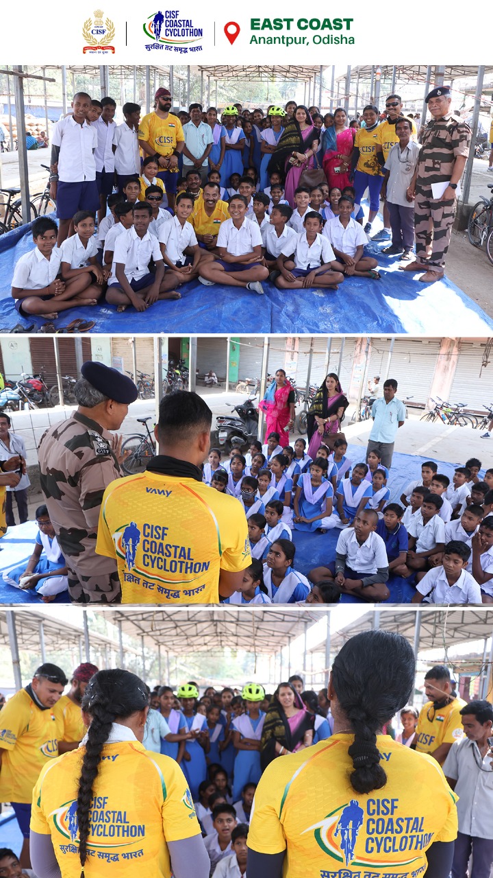 CISF Cyclothon Records Challenges Of Coastal Communities, Raises ...