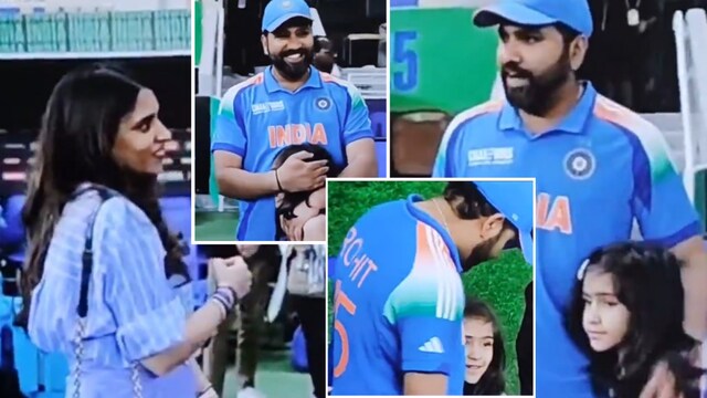 Watch: Rohit Sharma's Daughter Samaira Just Can't Stop Hugging Her ...
