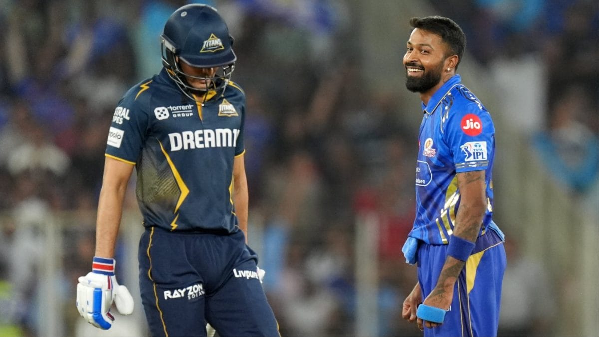 Hardik Pandya's Reaction After Taking Shubman Gill's Wicket During GT-MI IPL 2025 Match Goes ...