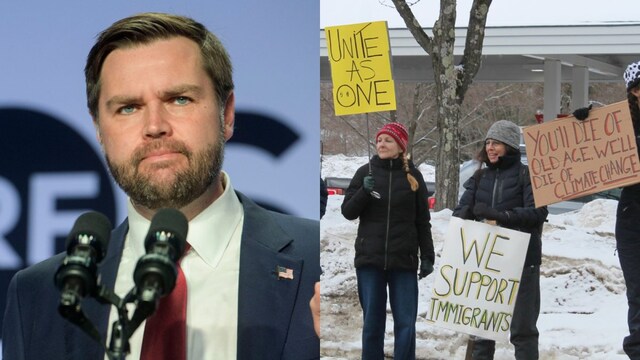 ‘You're Sh*t Person’: Pro-Ukraine Protesters Chase Vance While On Walk ...