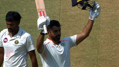 Karun Nair's Unbeaten 132 Puts Vidarbha In Command In Ranji Trophy ...