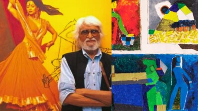 MF Hussain's 'Gram Yatra' Fetches Record Rs 118.7 Crore At Christie's ...