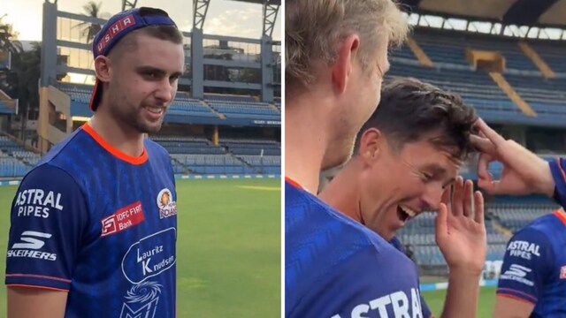Watch: Mumbai Indians Had A 'Typical' Welcome For Trent Boult And Ryan Rickelton - News18