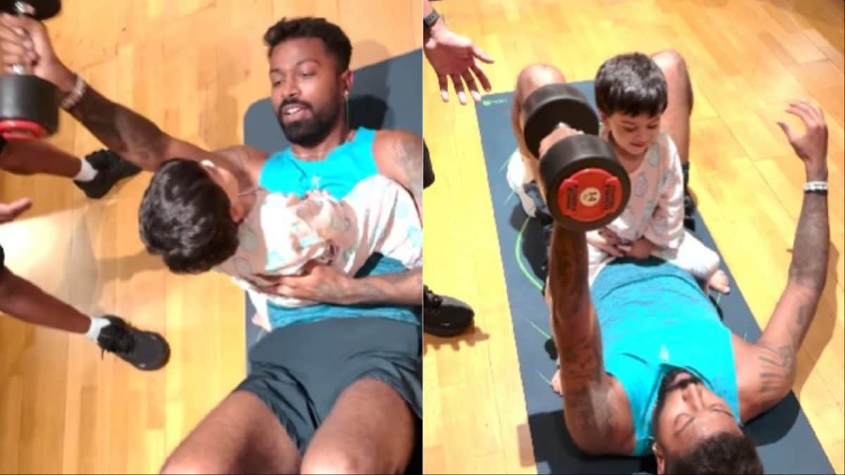 Hardik Pandya Shares Wholesome Clip Of Training With Son Ahead Of IND ...