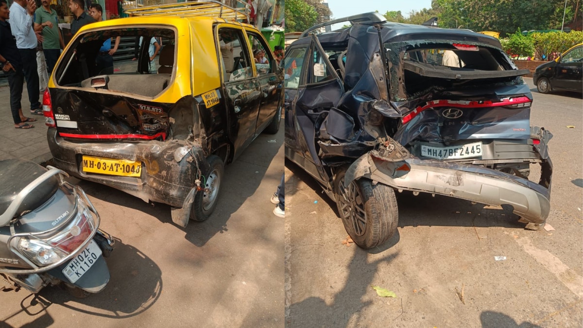 2 Killed After Speeding SUV Crashes Into Taxi In Mumbai's Dadar | India ...