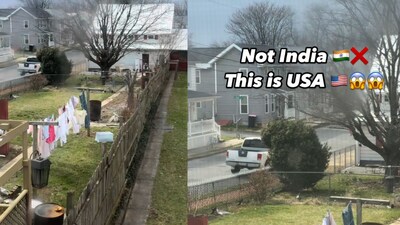 ‘Not India, This Is USA’: Viral Video Of Clothes Drying In Backyard ...