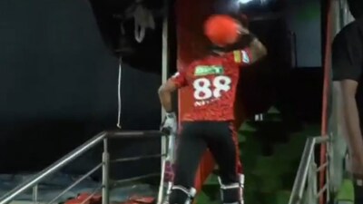 Watch: Nitish Kumar Reddy Throws Helmet In Frustration After Being ...