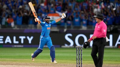 Watch: Ravindra Jadeja Hits The Winning Runs As India Win A Historic ...