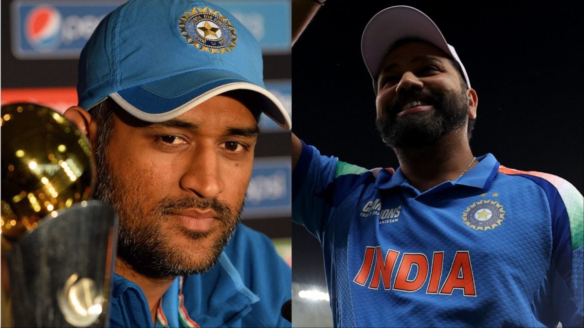 Rohit Sharma Aims To Equal MS Dhoni's Elite Captaincy Milestone In Champions Trophy Final ...