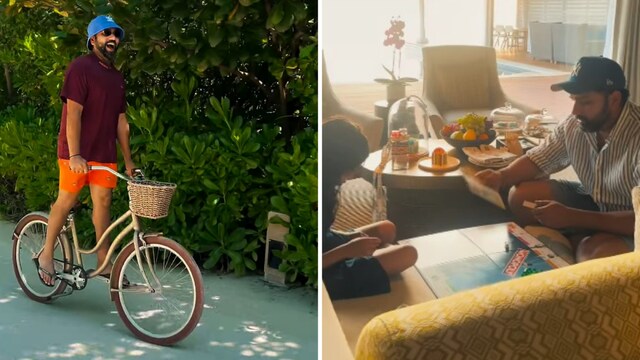 Watch: Rohit Sharma Spends Holiday With Daughter Samaira In Maldives ...
