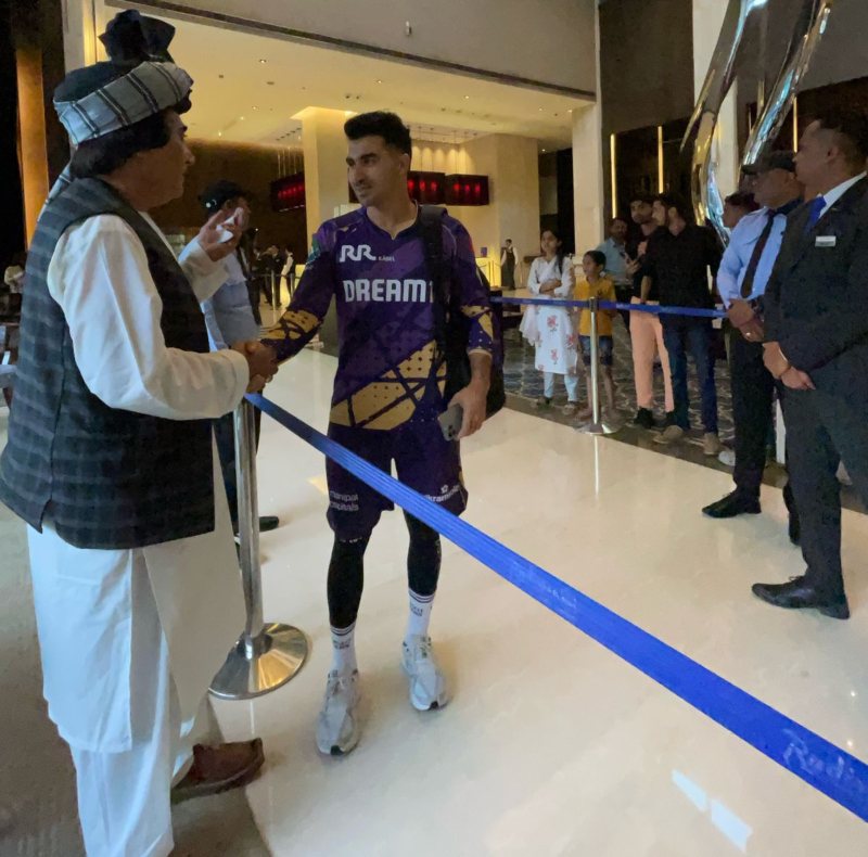 Kabuliwala Meets KKR Star: Assam's Shahzada Khan And Afghan Cricketer ...