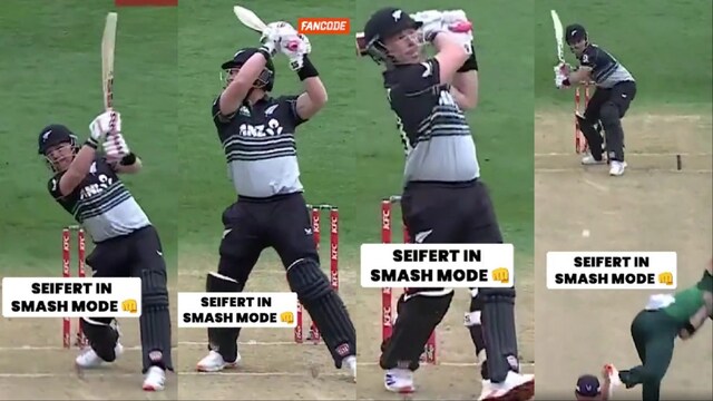 Watch: New Zealand's Tim Seifert Hammers Shaheen Shah Afridi For 4 ...