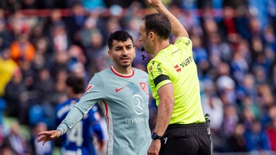 Angel Correa Handed Five-Match Ban For Insulting Referee During ...