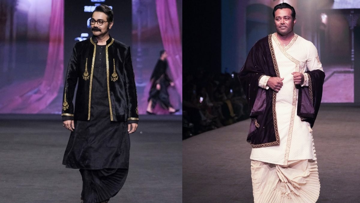Prosenjit Chatterjee Makes Runway Debut; Leander Paes Joins Him At ...