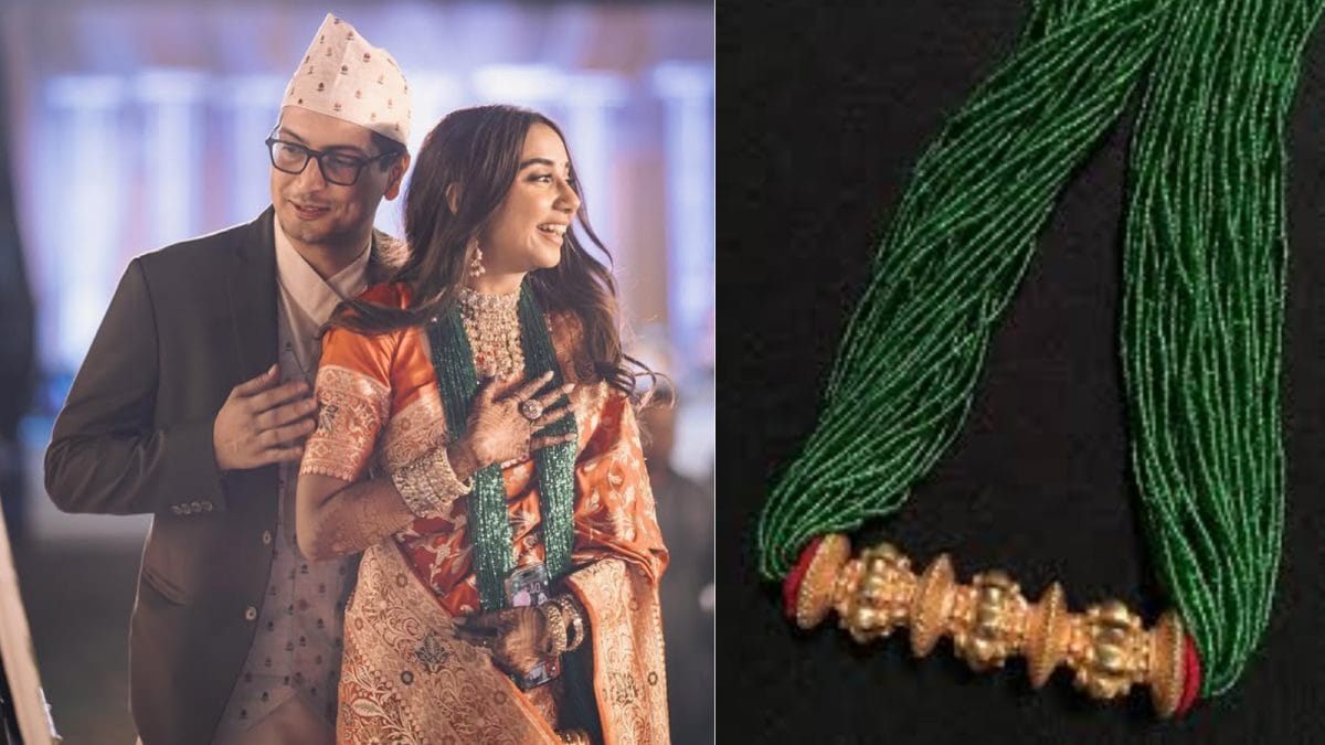 What Is Tilhari, The Traditional Green Necklace Worn By Prajakta Koli ...