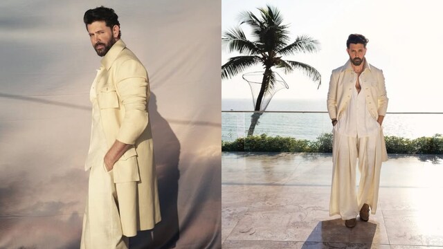 Hrithik Roshan Channels His Greek God Energy In Pristine Ivory Rohit ...