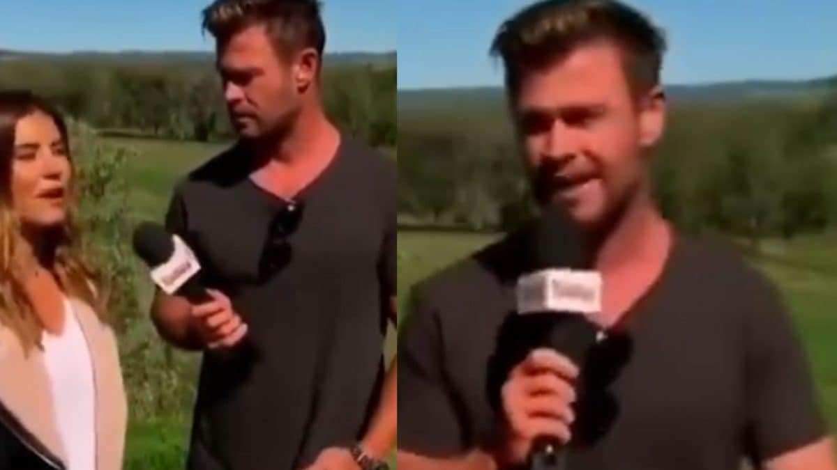 Chris Hemsworth Crashes Live Weather Broadcast; Leaves Anchors ...