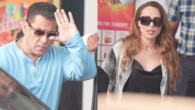 Salman Khan Says 'Maja Ma' As He Arrives In Jamnagar With Iulia Vantur ...