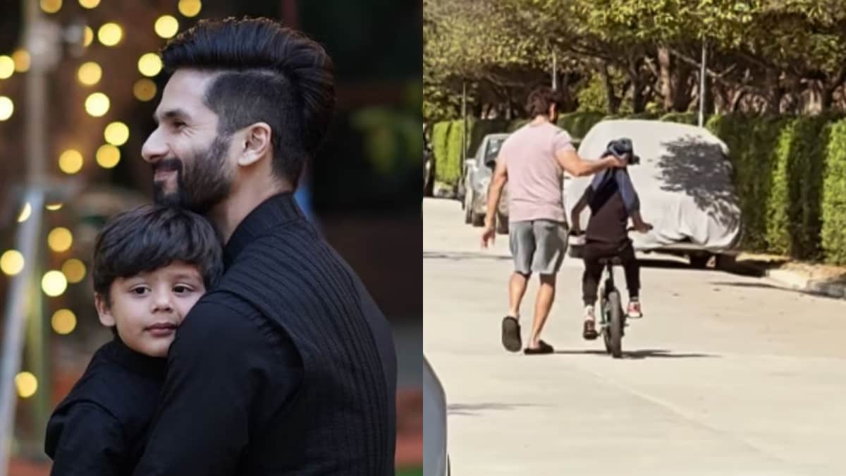 Shahid Kapoor Teaches Son Zain How To Ride A Bicycle; Don't Miss ...