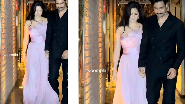 Vicky Kaushal Suits Up, Katrina Kaif Stuns in a Dreamy Iris Serban Maxi ...