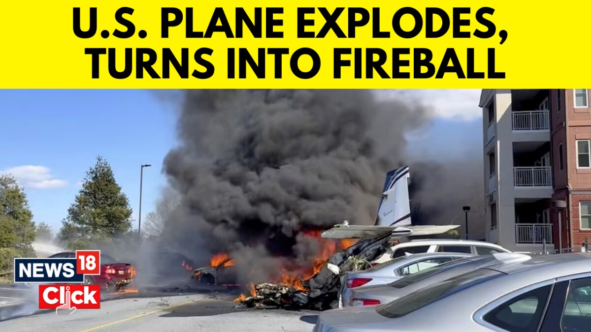 Small Plane Crashes, Catches Fire In Pennsylvania, All Five Onboard ...