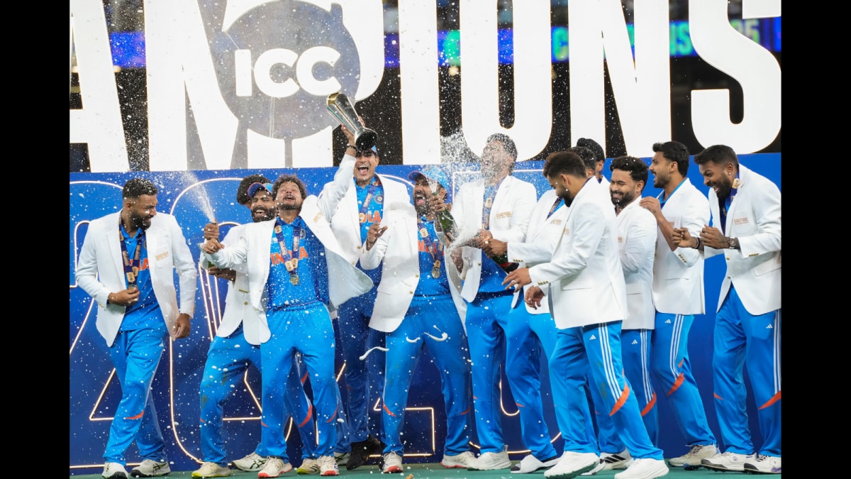 Why Team India Wore White Blazers After Winning The ICC Champions ...