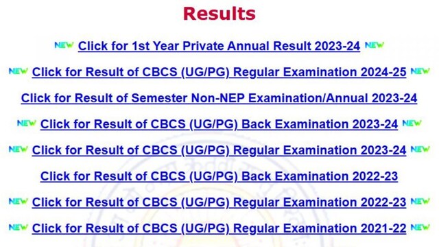 DDU Gorakhpur UG, PG Results 2025 Declared; Steps To Download, Direct ...