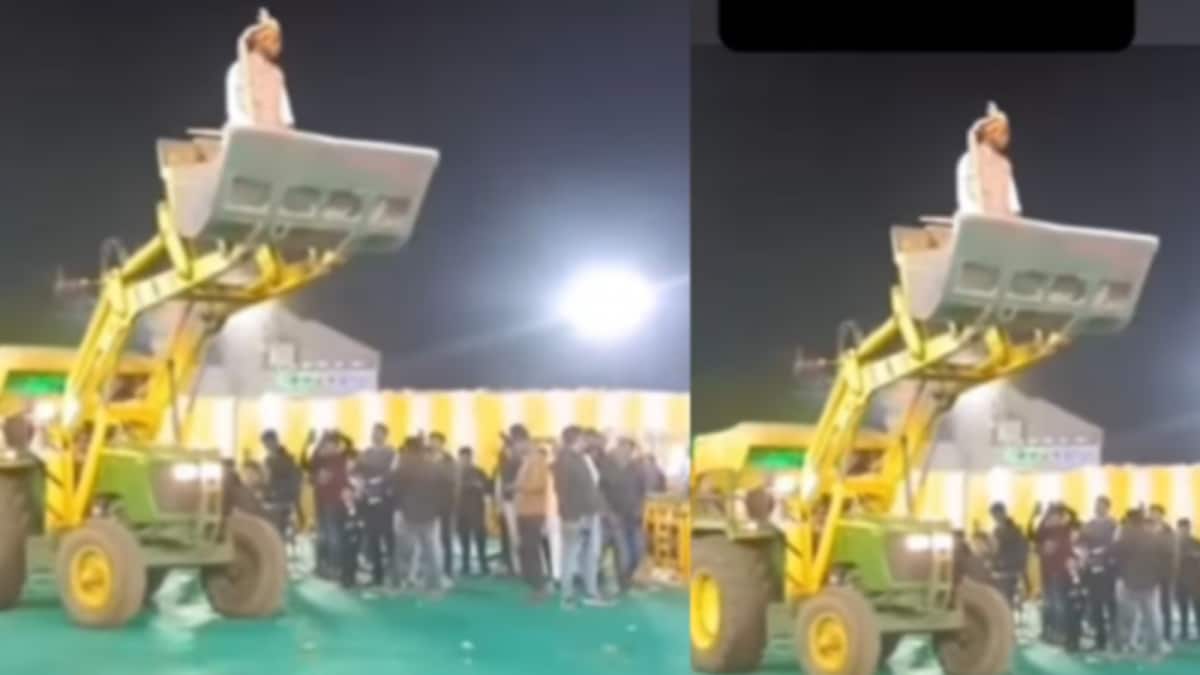 Bride Arrives On Brother’s Shoulder, Groom’s Grand JCB Entry Steals The ...