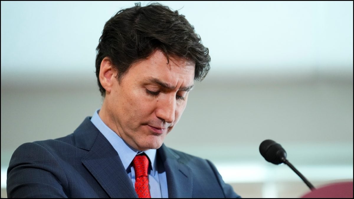 On Camera, Trudeau Breaks Down Before Reporters Amid Trump's Tariff ...