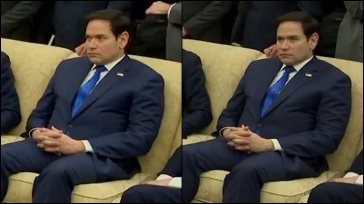 Amid Trump-Zelenskyy Showdown, Marco Rubio's 'Mean' Stare Becomes Talk ...