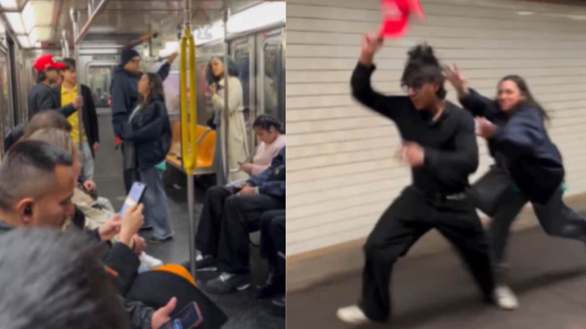 Woman Tries To Grab MAGA Hat In New York Subway, Video Sparks Debate ...