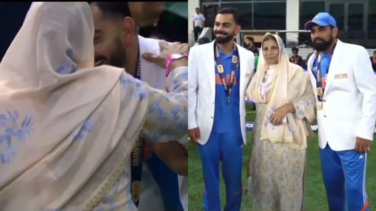 Virat Kohli Touches Mohammed Shami's Mother's Feet, Clicks Picture With Fast Bowler's Family ...