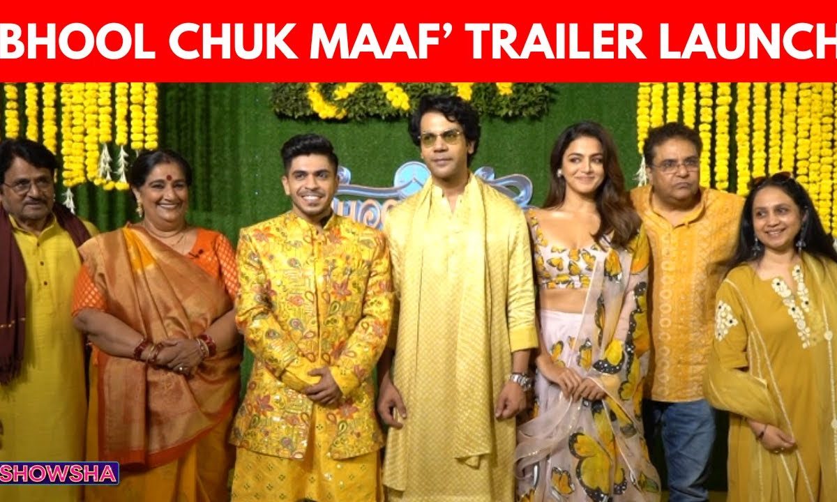 RajKummar Rao & Wamiqa Gabbi Bring Unmatched Energy At The Trailer Launch Of ‘Bhool Chuk Maaf ...