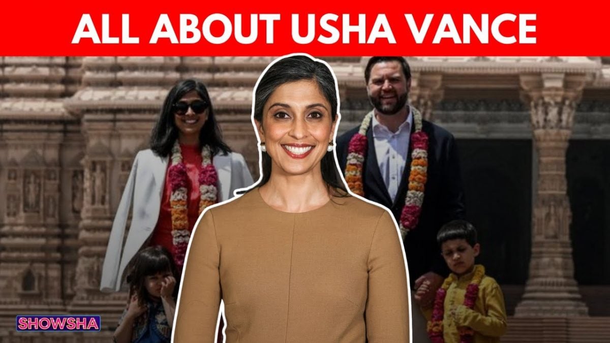 US Second Lady Usha Vance Visits India With Husband JD Vance; A Look At ...
