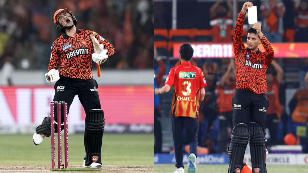 Abhishek Sharma's Celebration After Scoring 40-Ball Century For SRH Against PBKS Goes Viral ...
