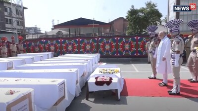 Wreath Laying Ceremony Held For Pahalgam Terror Attack Victims; Amit Shah Meets Survivors ...