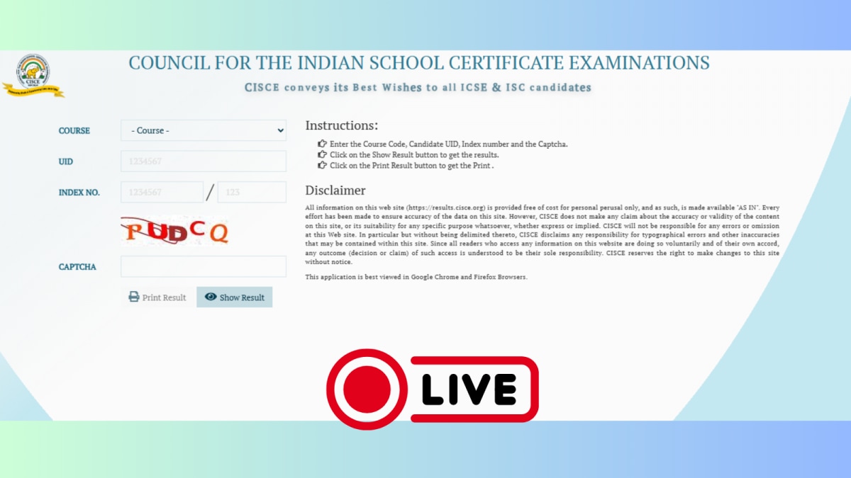 ICSE ISC Results 2025: CISCE 10th, 12th Declared At cisce.org; Check Direct Link, Pass ...