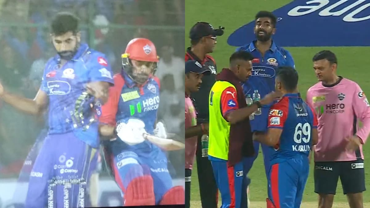 Watch: Jasprit Bumrah Gets Angry At Karun Nair After Collision, Rohit ...