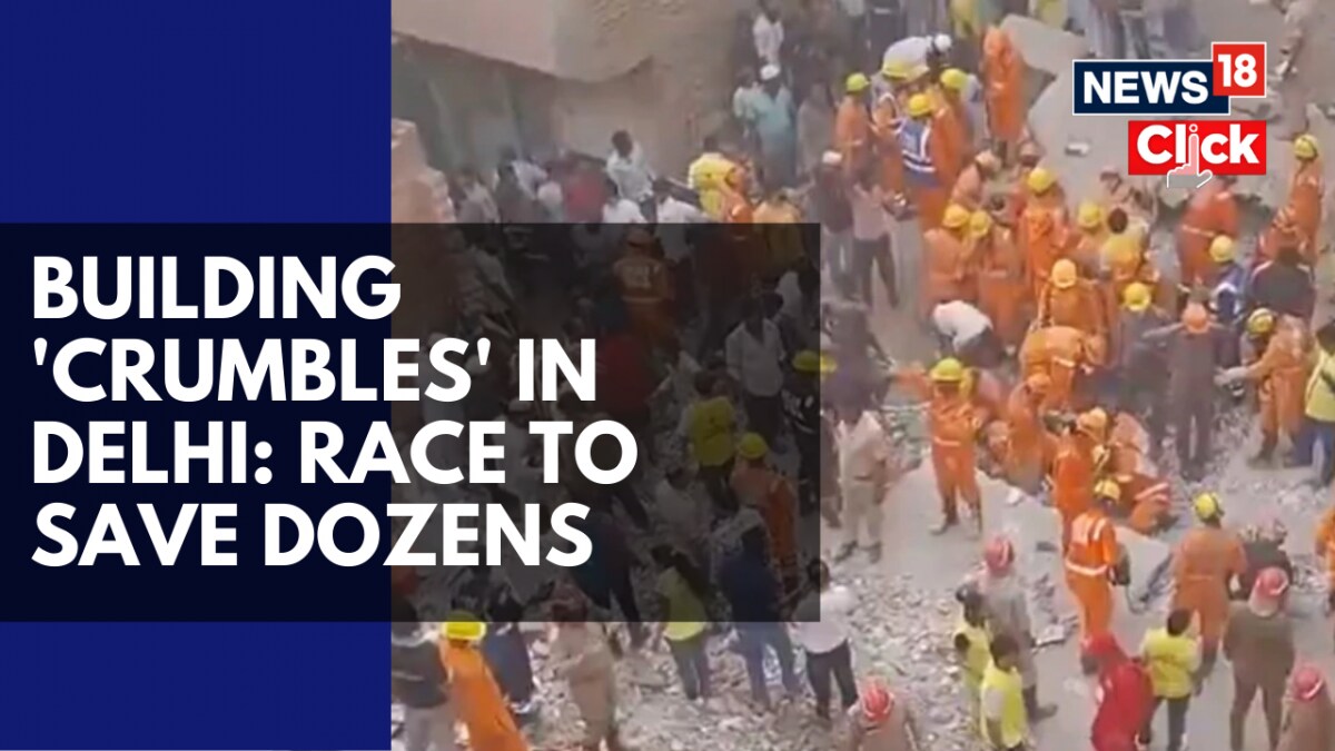 Tragic Building Collapse in Delhi’s Mustafabad 4 dead - News18